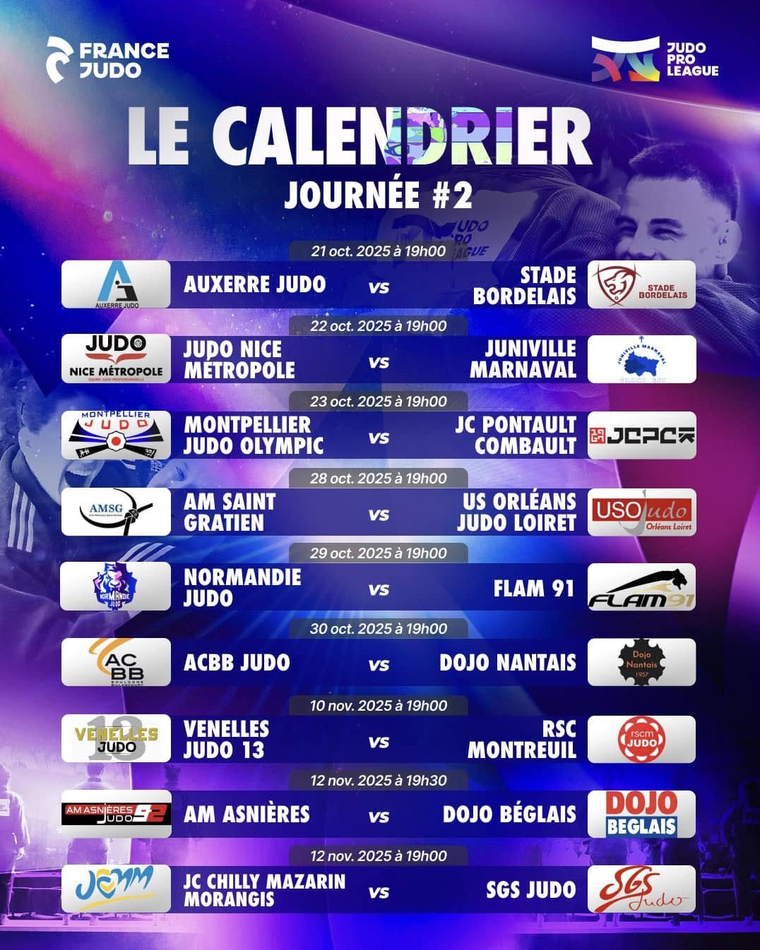 Judo Pro League 2025/2026 - L'Esprit du Judo